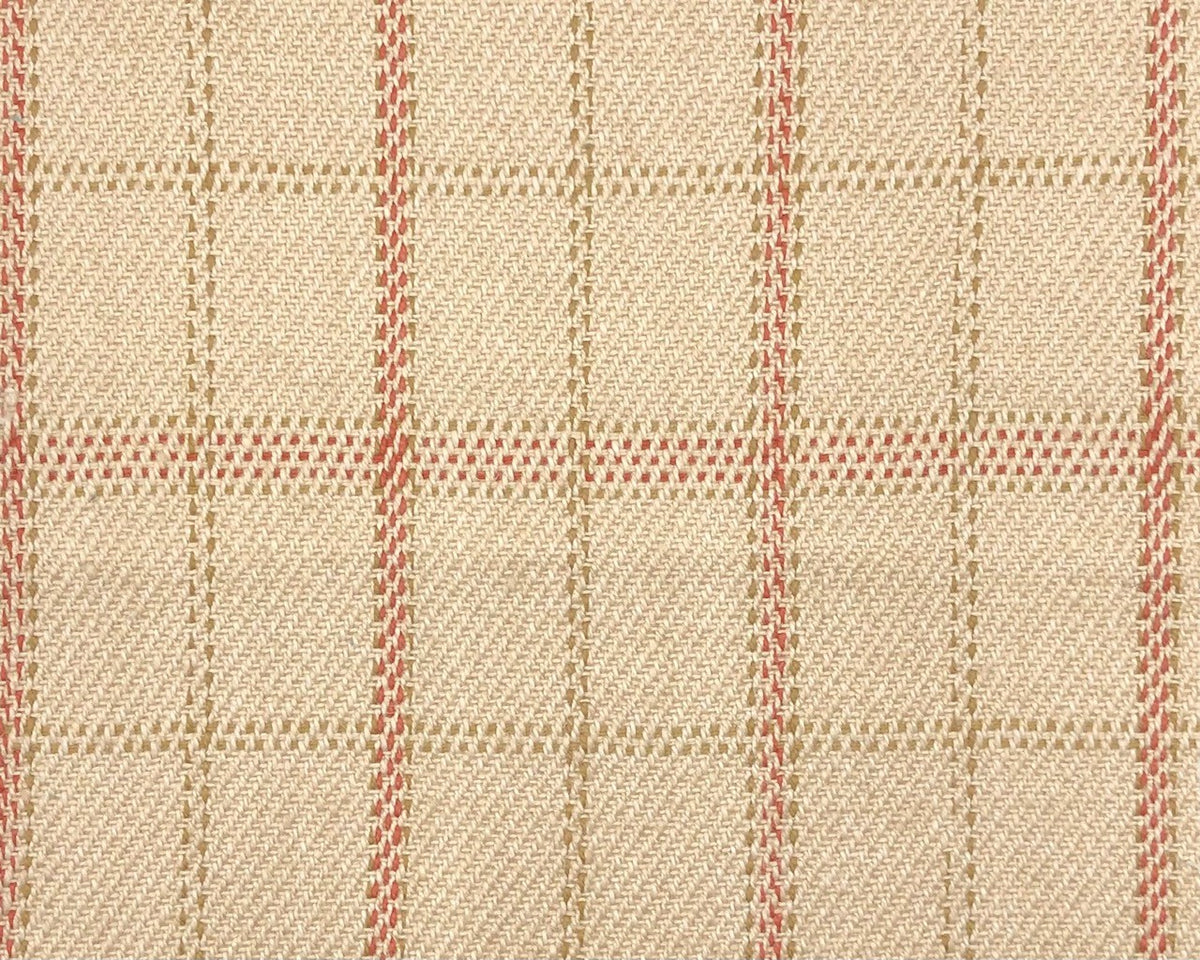6265 3 Ashford Check Redochre Jane Shelton Fabrics