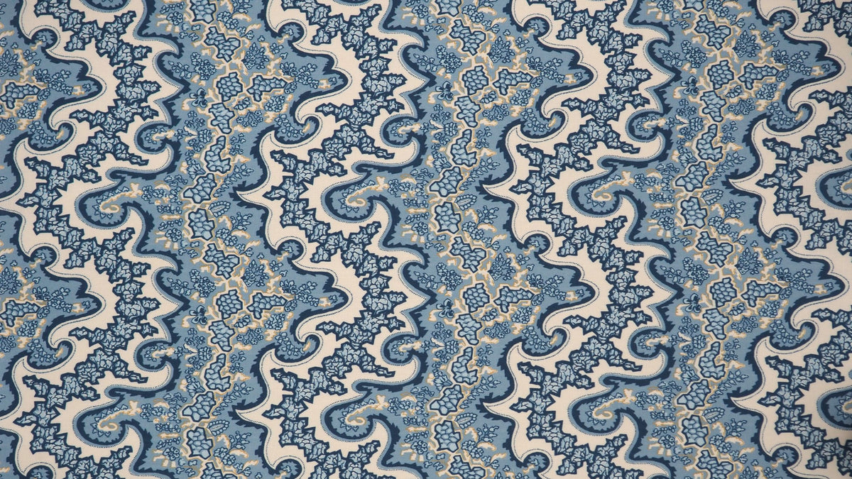 Item# 5503-2 Adolphus Blue – Jane Shelton Fabrics