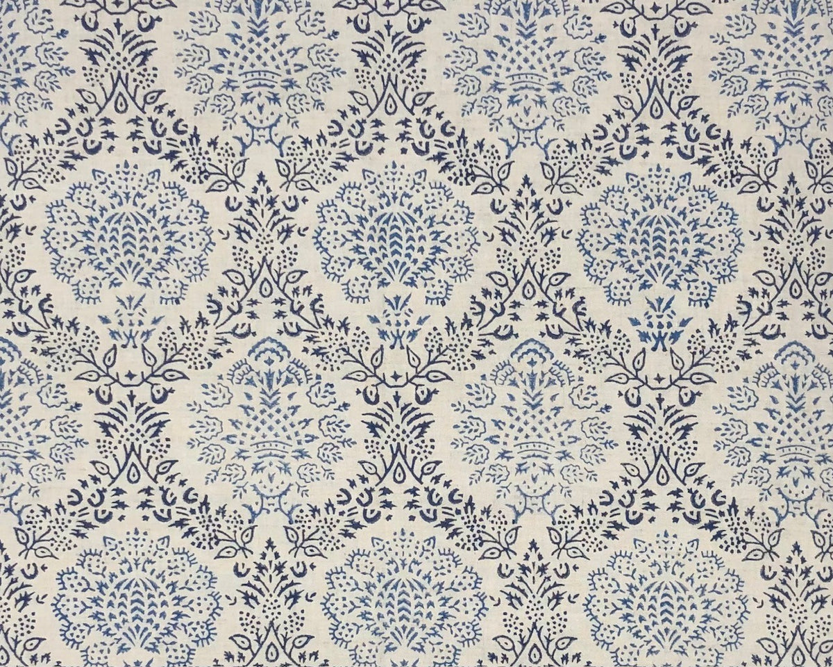 6274-2 Jasmine Block Print Blue – Jane Shelton Fabrics