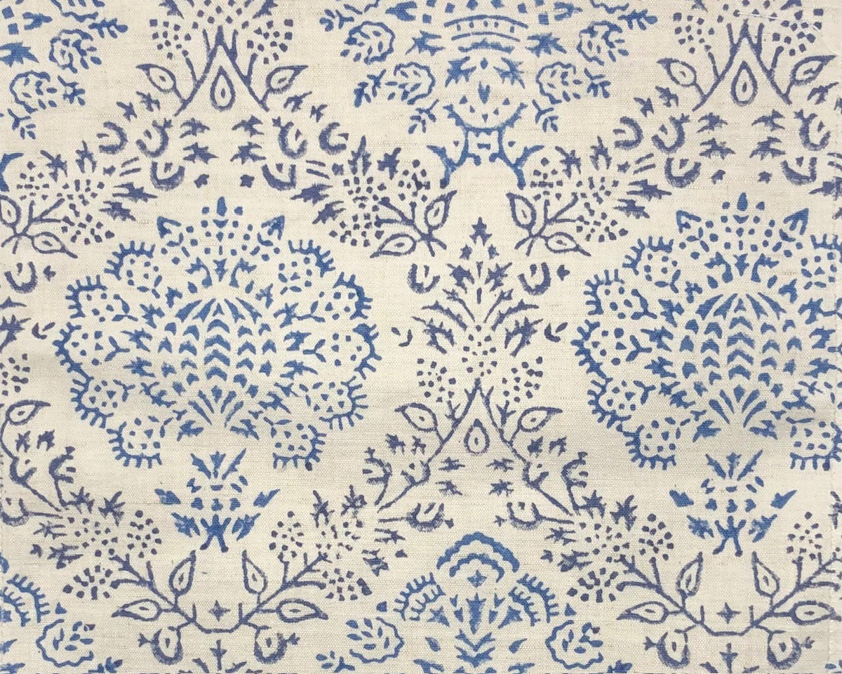 6274-2 Jasmine Block Print Blue – Jane Shelton Fabrics