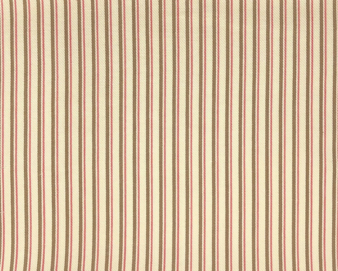 6228-1 Dual Stripe Brown/Red – Jane Shelton Fabrics