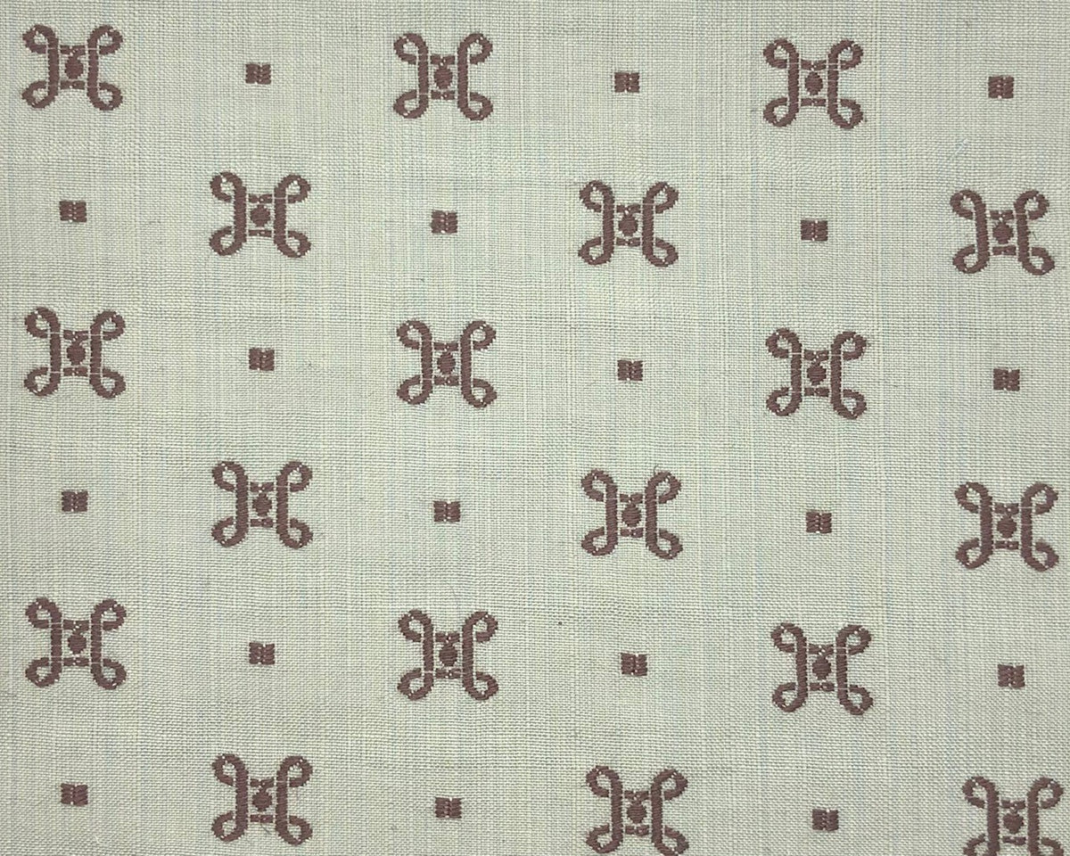 7303-1 Georgian Embroidered Motif Blue – Jane Shelton Fabrics
