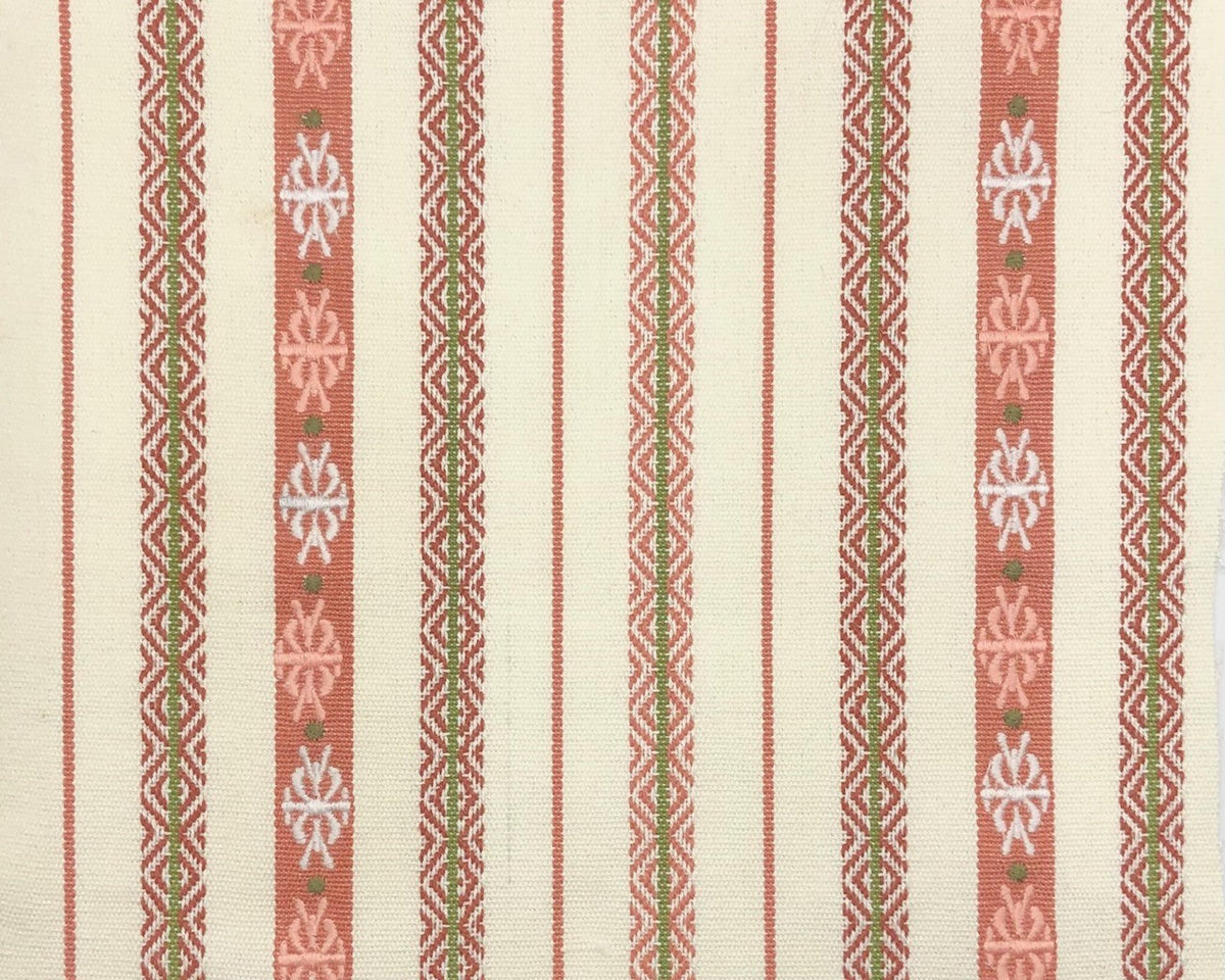 6262-3 Jessica Stripe Coral – Jane Shelton Fabrics