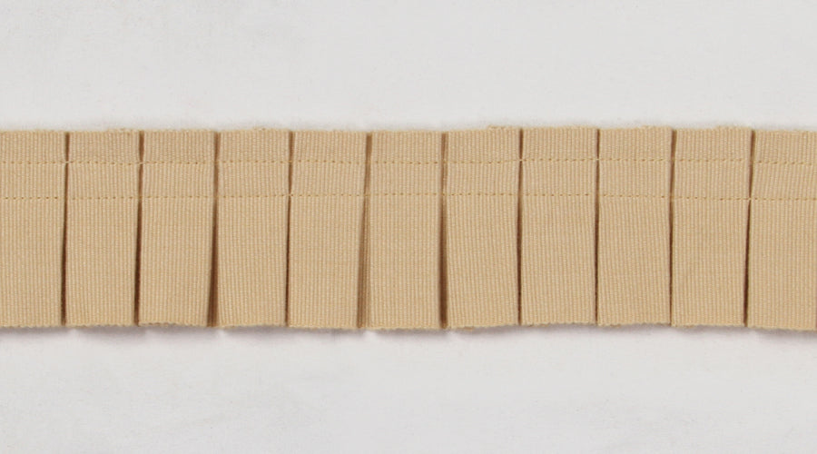 Oxford Pleated Tape - Cream – Jane Shelton Fabrics