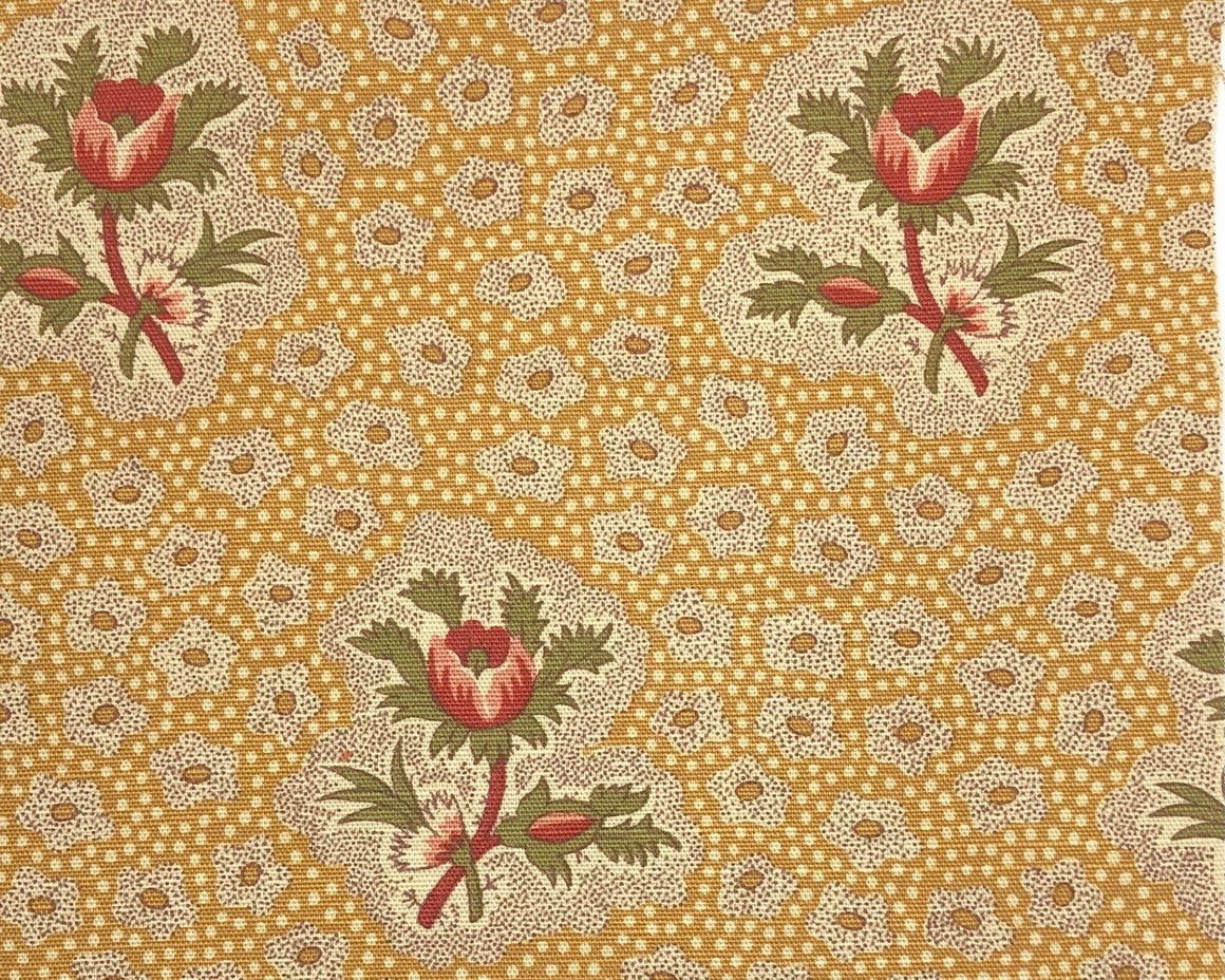 2802-3 Rose Medallions Gold – Jane Shelton Fabrics