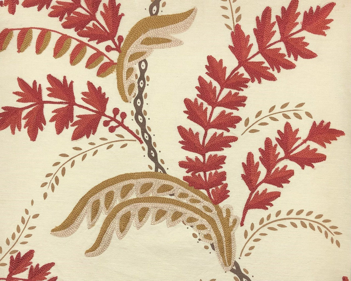 6217-3 Acanthus Vine Reds – Jane Shelton Fabrics